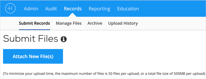 Submit Records – Healthicity Support