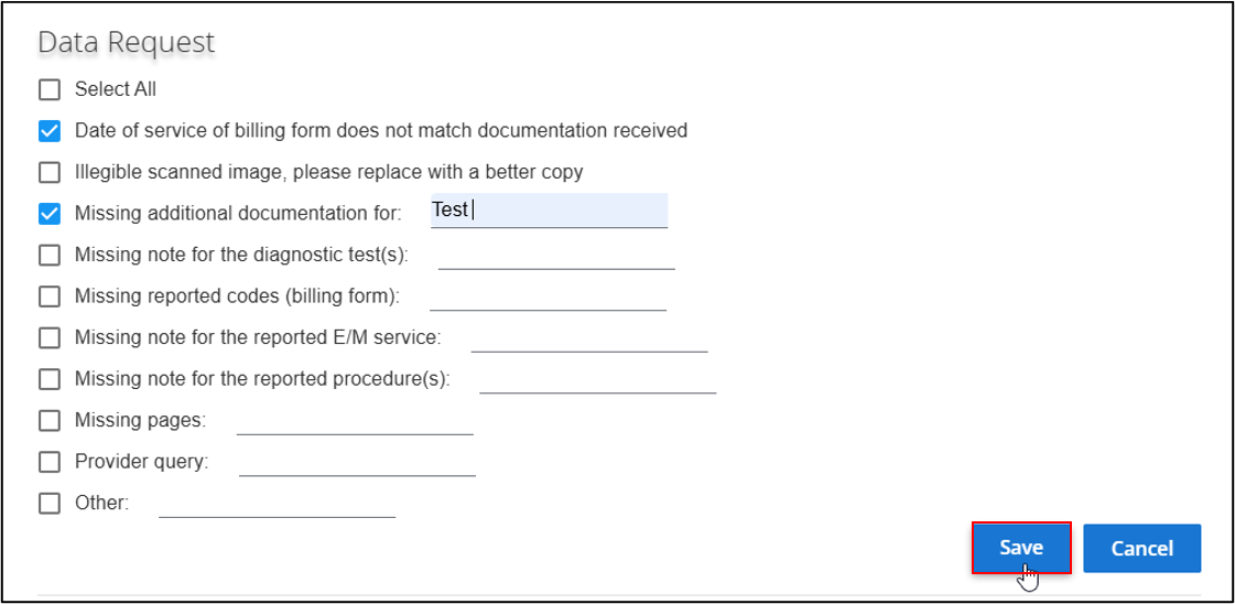 Data Requests – Healthicity Support
