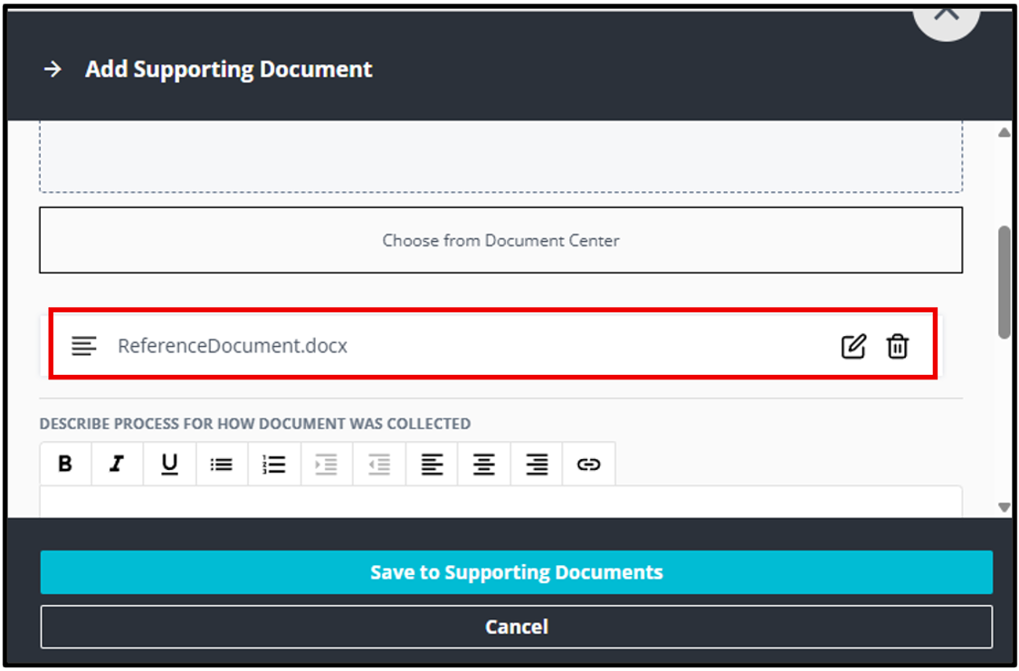 Supporting Documents – Healthicity Support