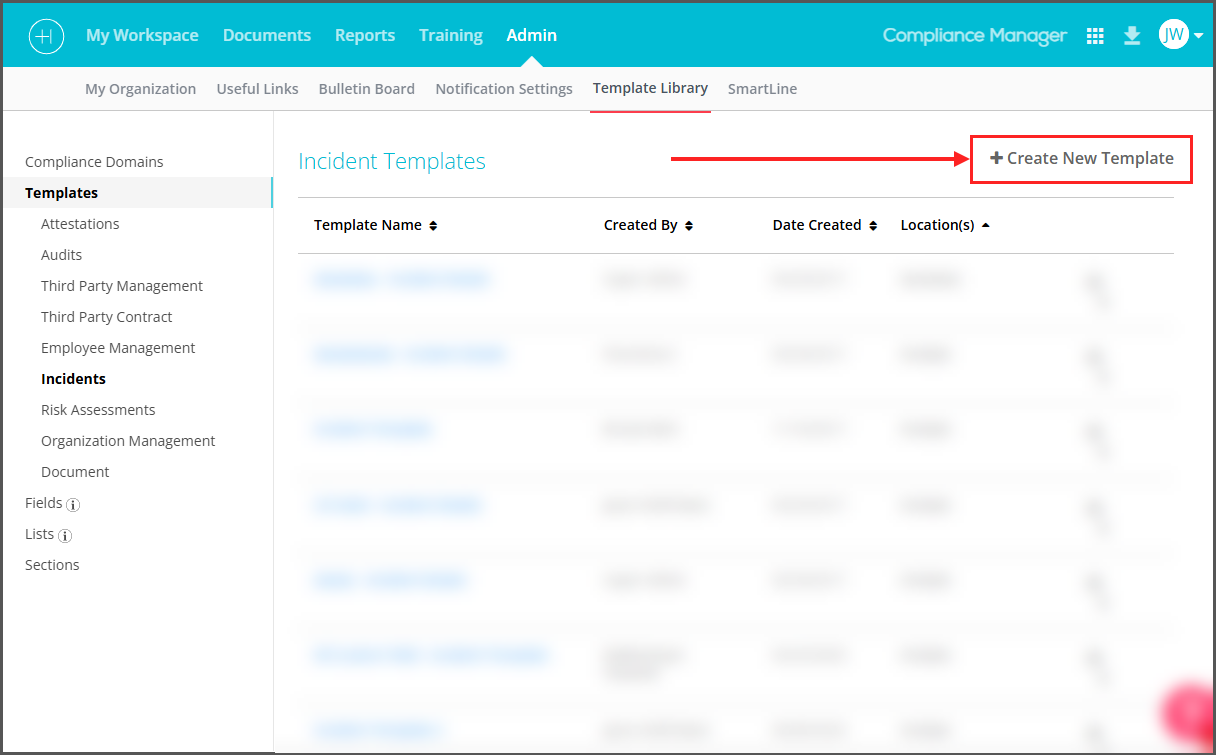 Create and Manage Incident Templates – Healthicity Support