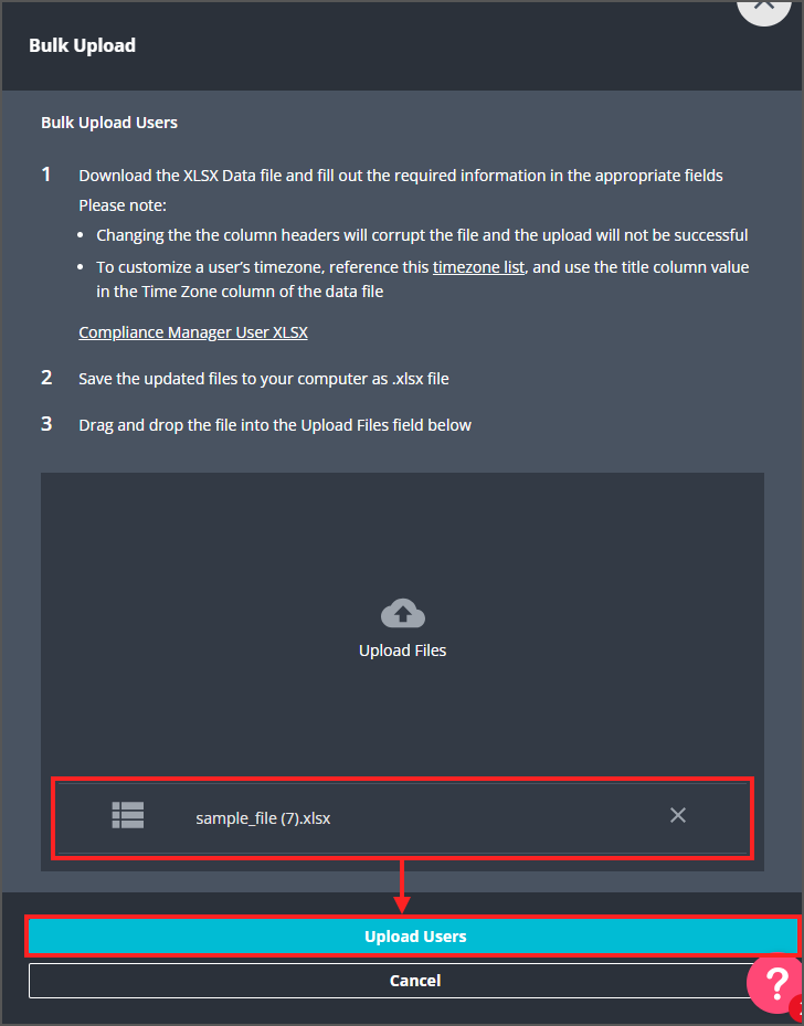 Bulk User Import – Healthicity Support