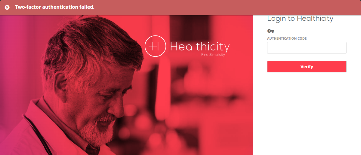 Logging in with Multi-Factor Authentication (MFA/2FA) Enabled – Healthicity Support