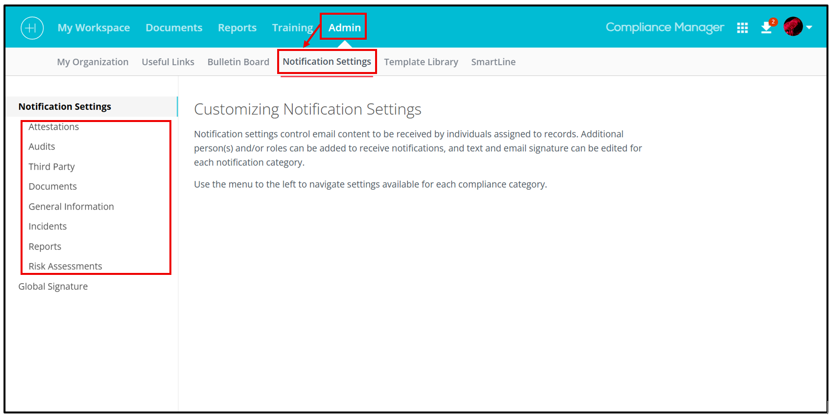 Notification Settings – Healthicity Support